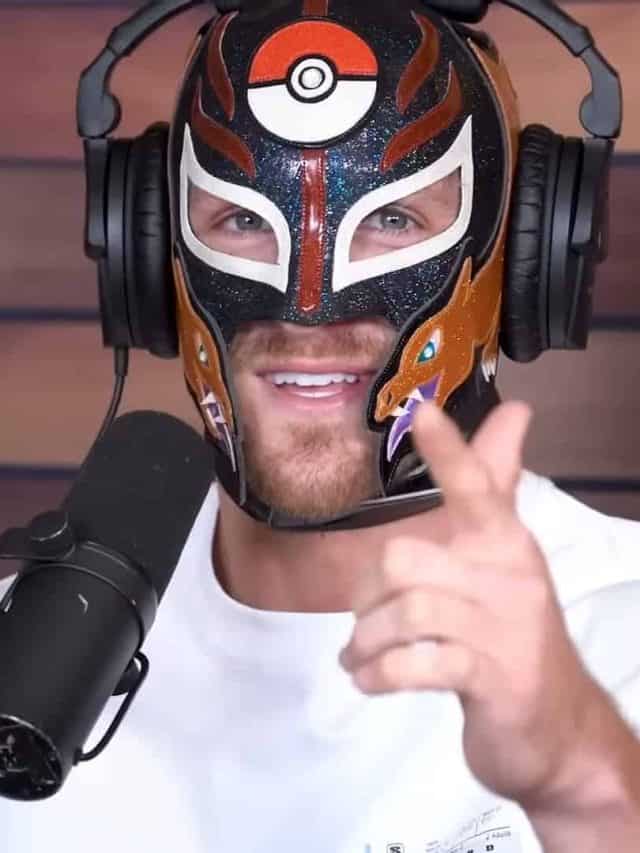 Logan Paul Has A Pokemon themed Mask Given By Rey Mysterio Xfire Logan Paul Has A Pokemon themed Mask Given By Rey Mysterio Xfire