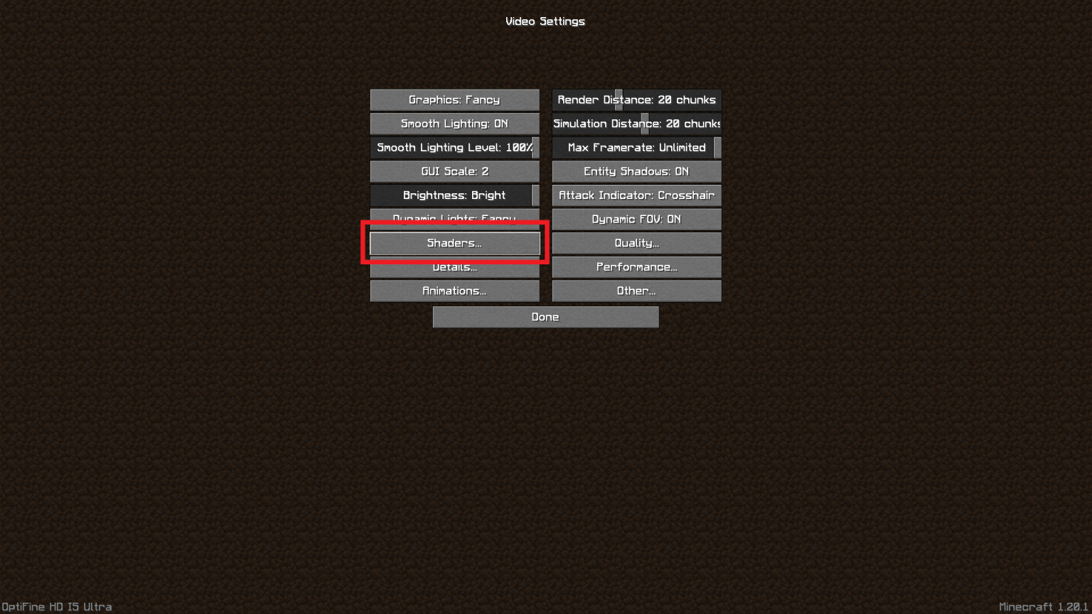 How to install Minecraft shaders with Optifine